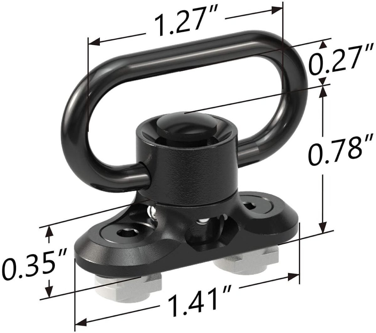 AR15/AR10 - Quick Detach Release Push Button QD Sling KeymOD - 528 Tactical