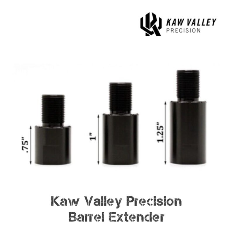 Kaw Valley Precision Barrel Extender - 1.25″ 1/2 x 28 - 528 Tactical